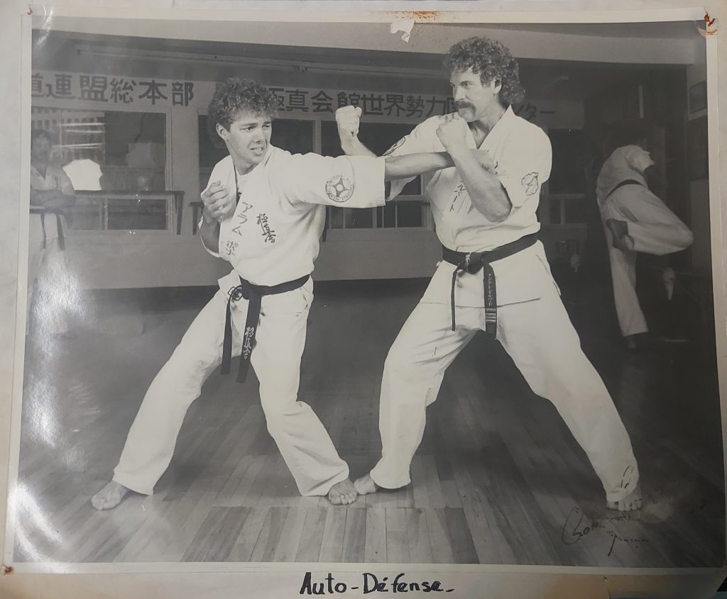 La photo de Shihan André Gilbert - Le bunkai avec Alain Bonnamie - 1980 ...